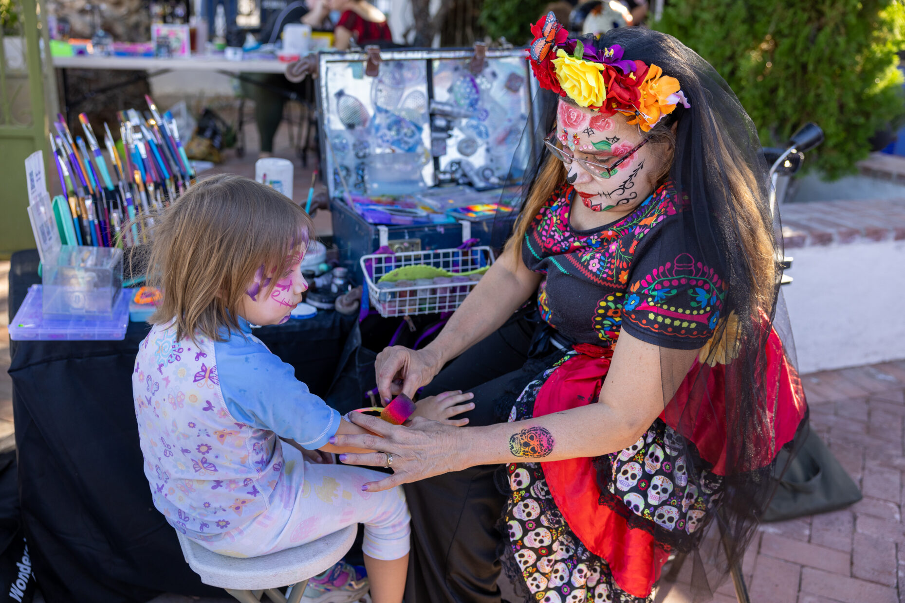 Face Painting at the All Souls Procession - All Souls Procession