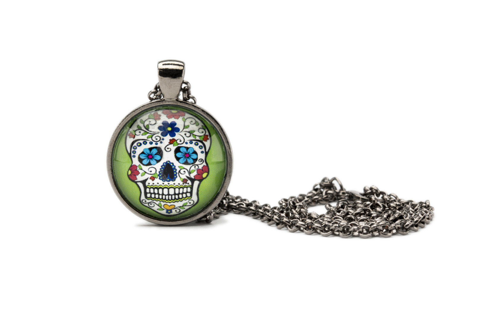 Sugar Skull Pendant - All Souls Procession